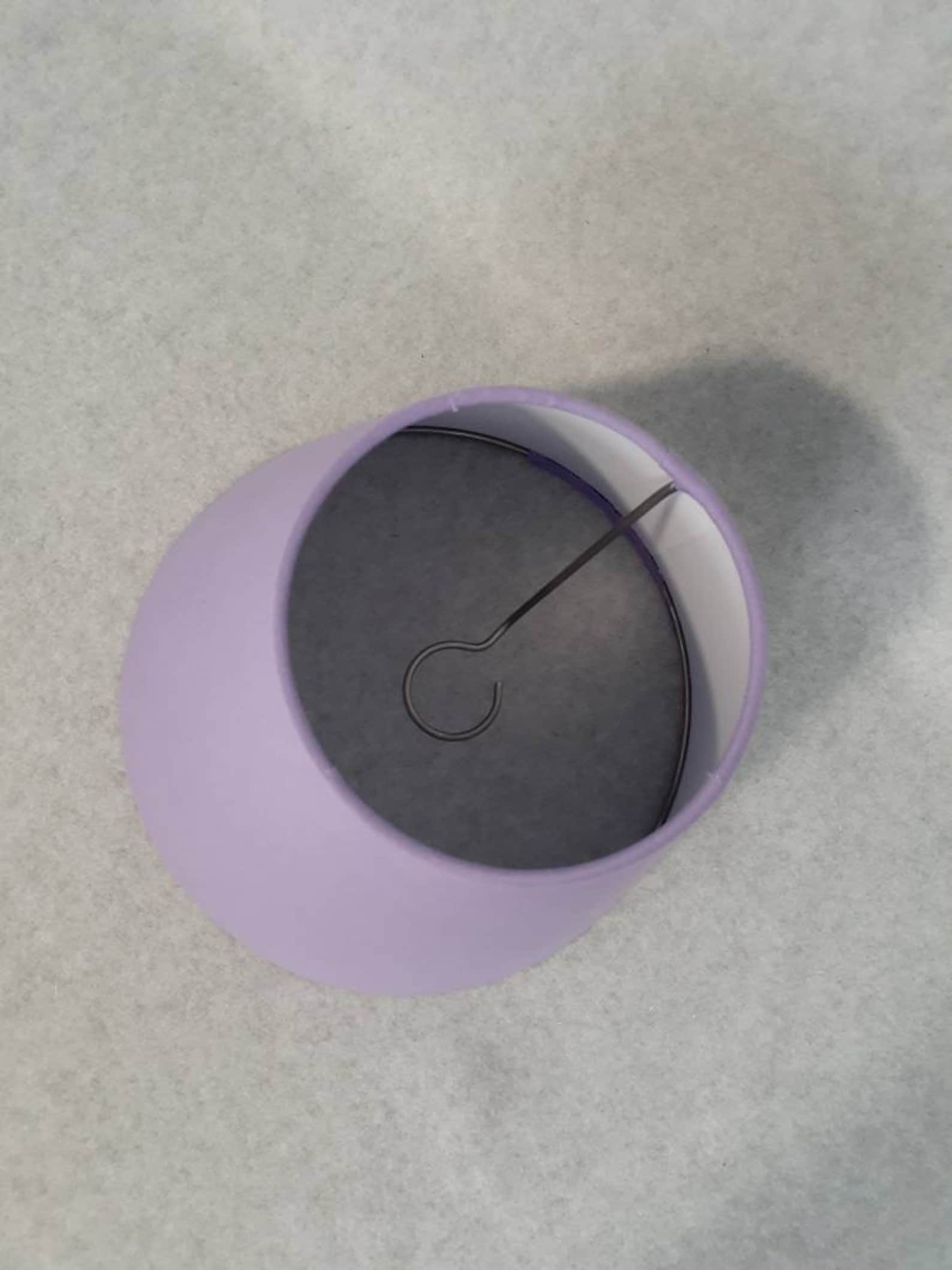 Lavender Lamp Shade. Violet. Solid Color. Shade is 9.5 - Etsy