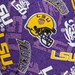LSU, Louisiana State University Tigers Lamp Shade. Shades Are 9.5 X 5 X ...