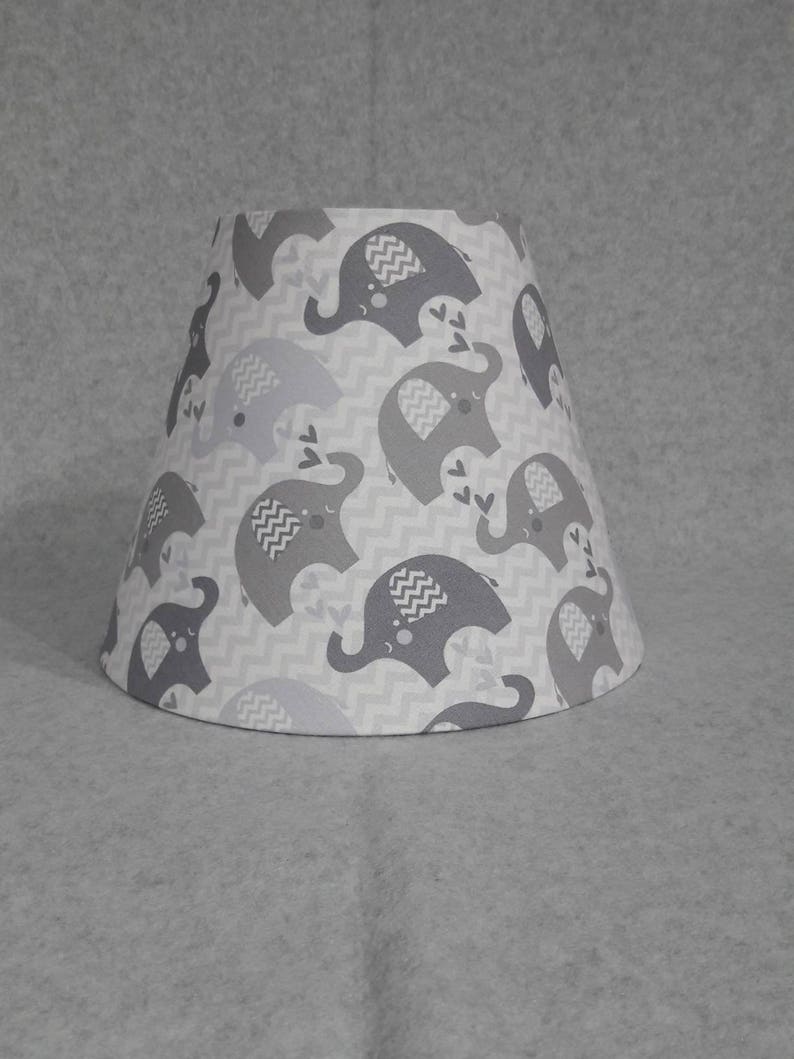 Elephant Lamp Shade. 5 Color Schemes Available Nursery. - Etsy