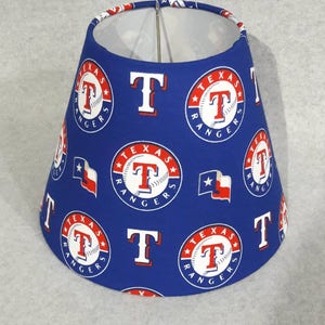 Texas Rangers Lamp Shade, Baseball. Shades Are 9.5 X 5 X 7 Tall - Etsy