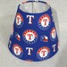 Texas Rangers Lamp Shade, Baseball. Shades Are 9.5 X 5 X 7 Tall - Etsy
