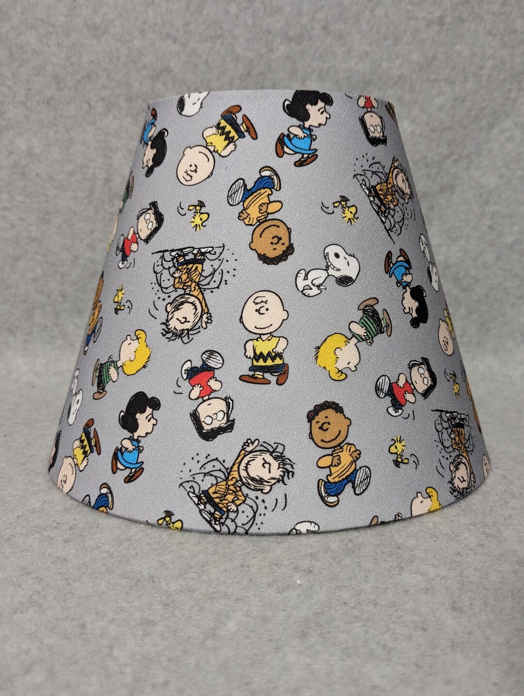 Peanuts Lamp Shade. Snoopy. Charlie Brown. Shade is 9.5" Wide at the ...