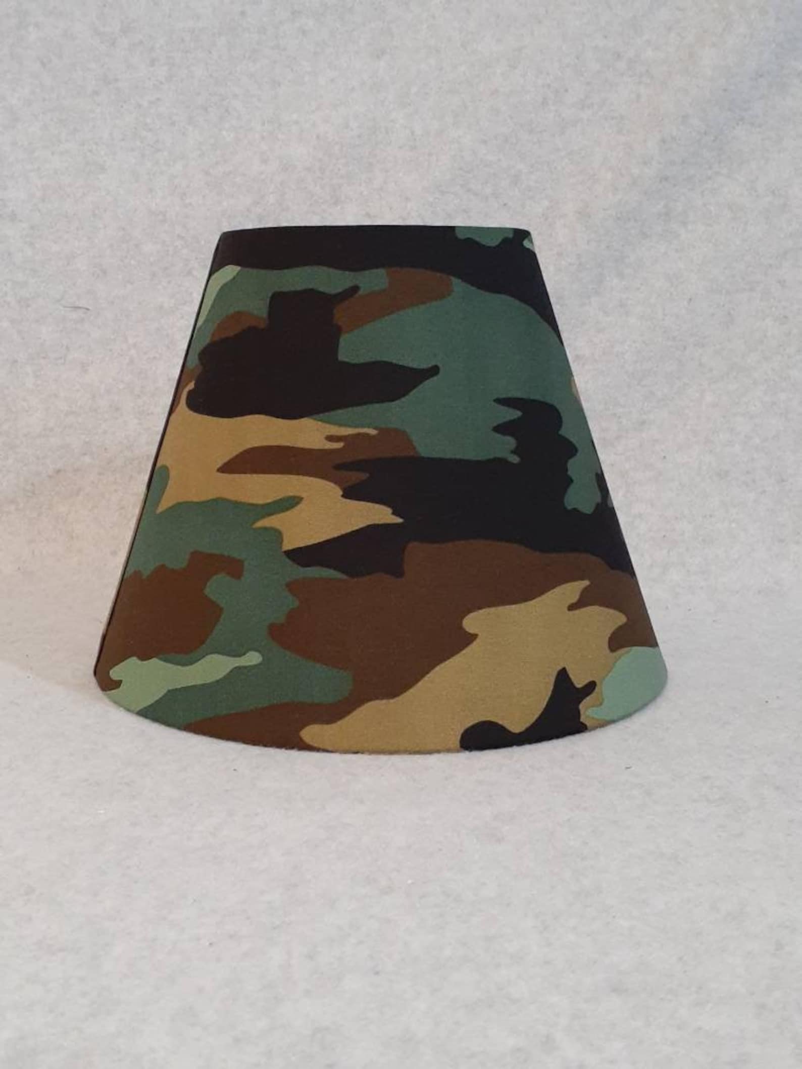 Camouflage lamp shade. Camo. Shades are 9.5 x 5 x | Etsy