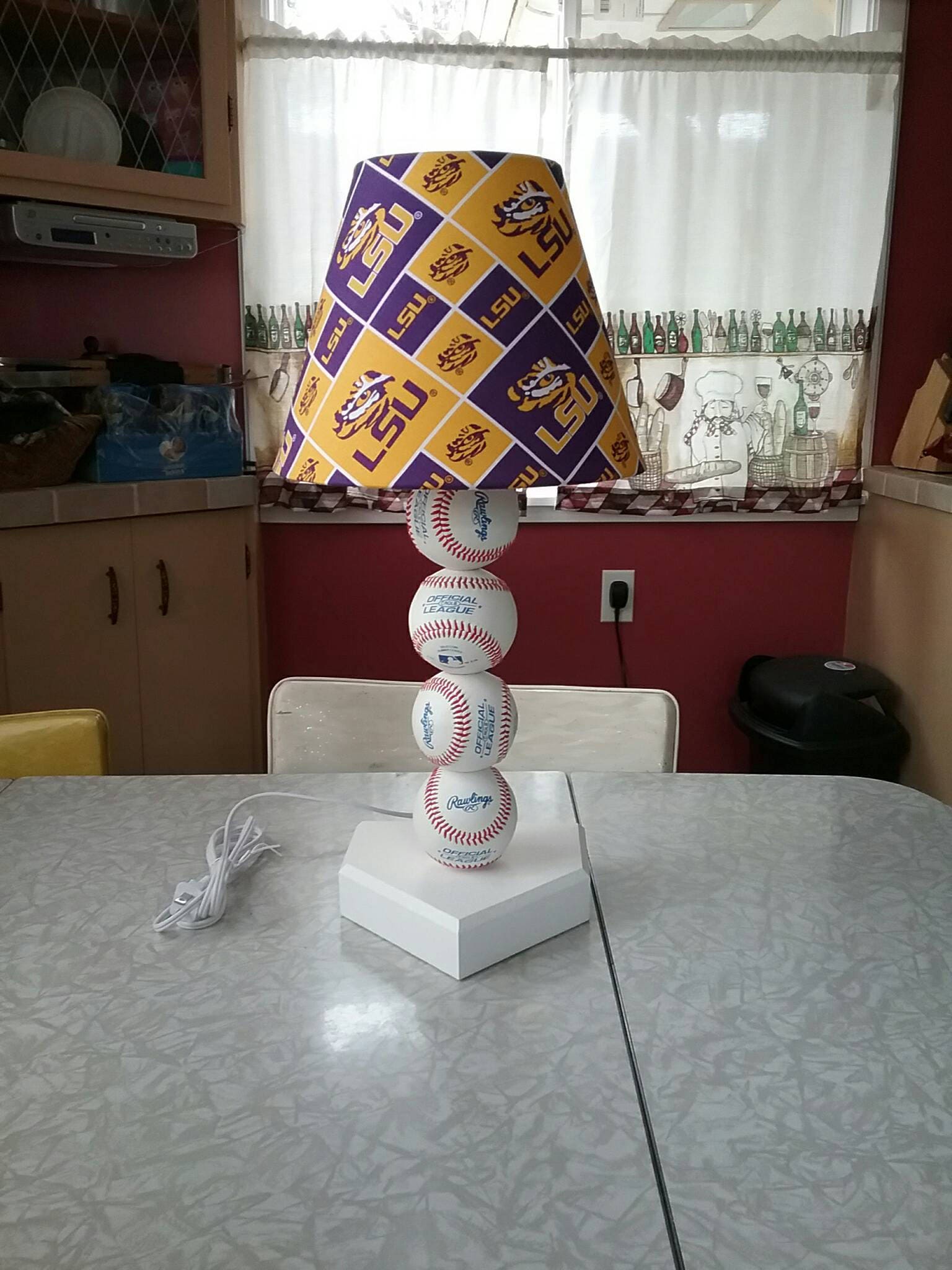 LSU Louisiana State University Tigers Lamp Shade. Shades Are - Etsy