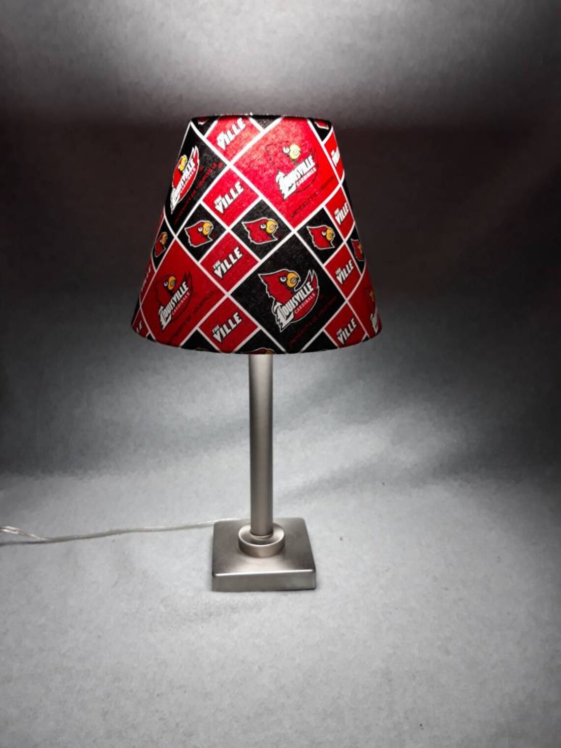 Louisville Cardinals Lamp Shade. Darker Red Than Shown My | Etsy