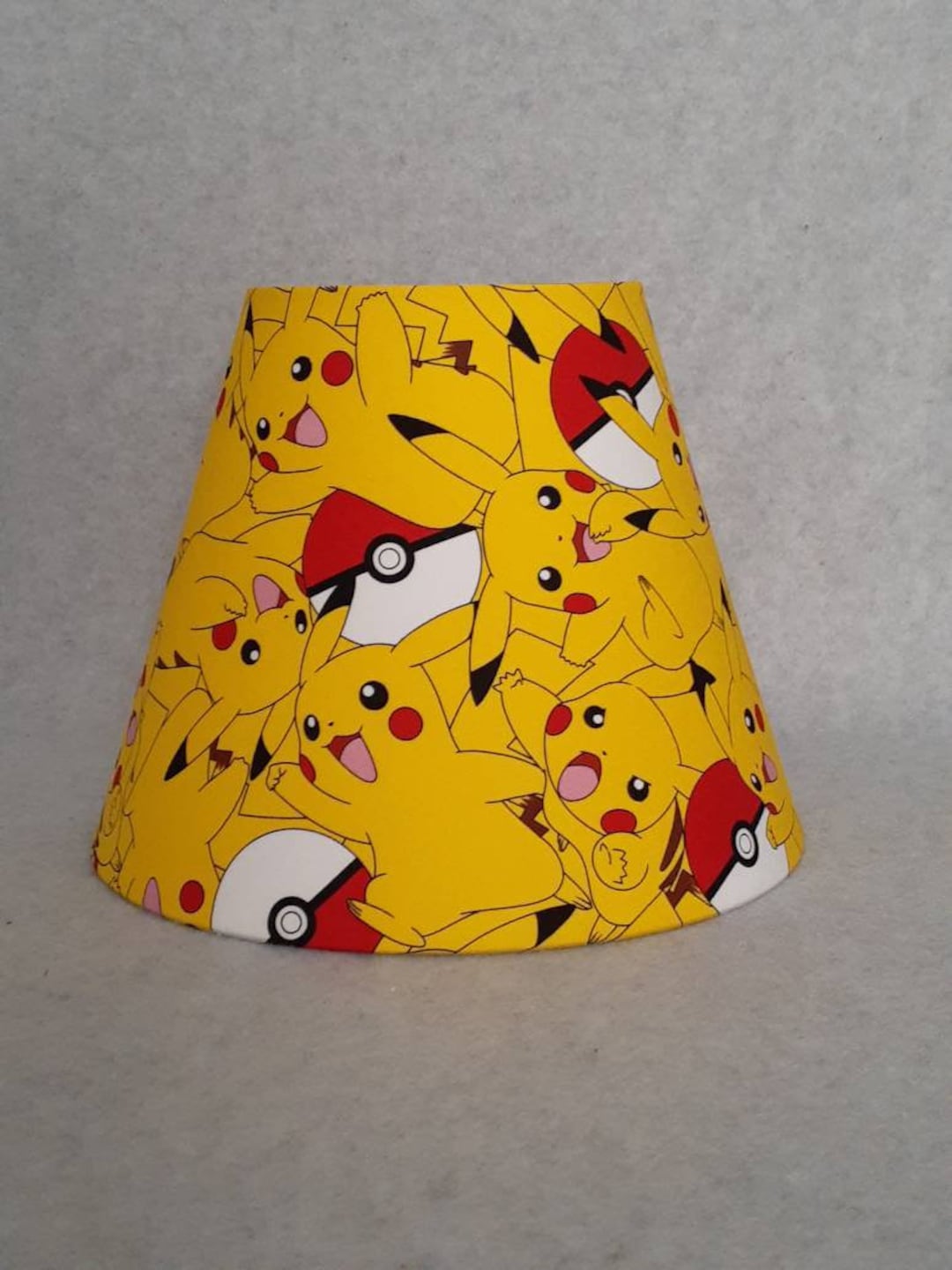 Pokémon Lamp Shade. Pikachu. Yellow. Shades Are 9.5 X 5 X 7 Tall - Etsy