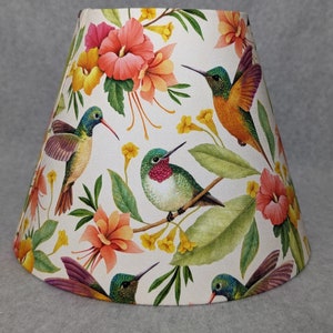 Hummingbird Lamp Shade. Hummingbirds. Birds. Trees. Flowers. Shades Are ...
