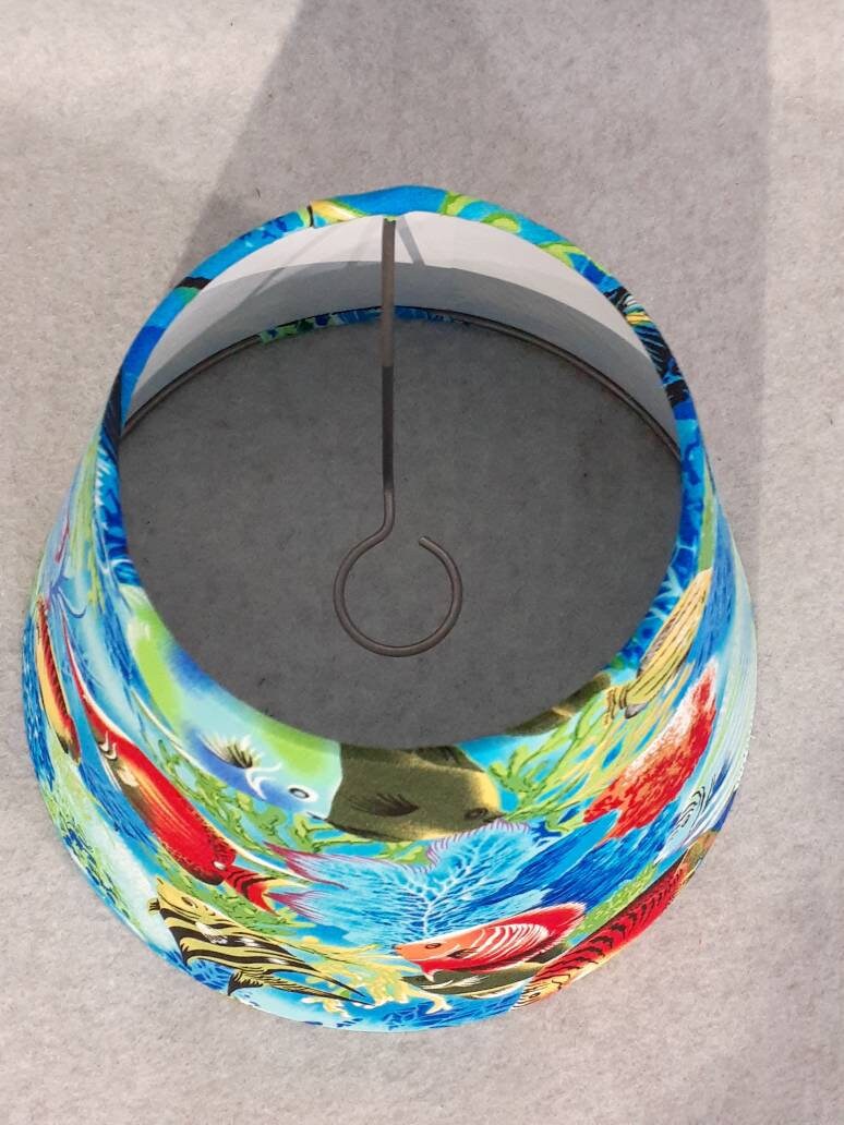 Tropical fish lamp shade. Coral reef. Shades are 9.5 x | Etsy