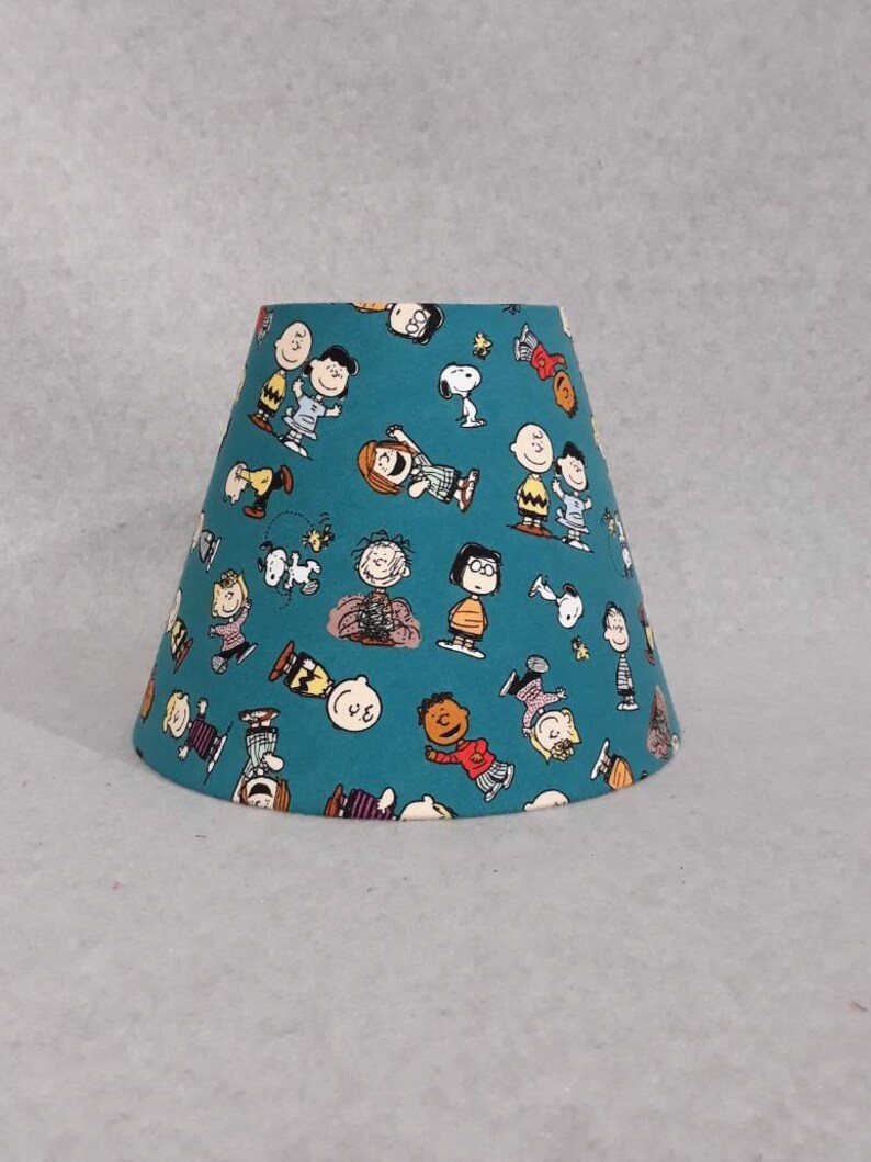 Peanuts lamp shade. Snoopy. Charlie brown. Shade is | Etsy