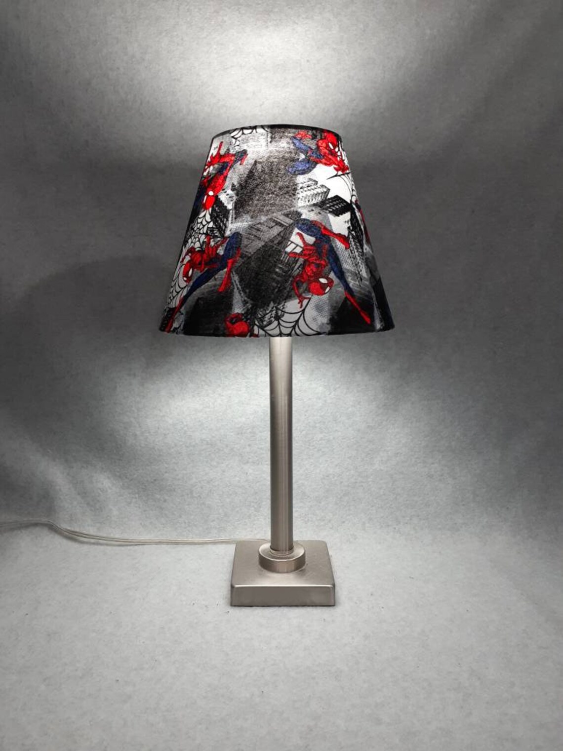 Spider-man Lamp Shade marvel Comics. Shades Are 9.5 X - Etsy