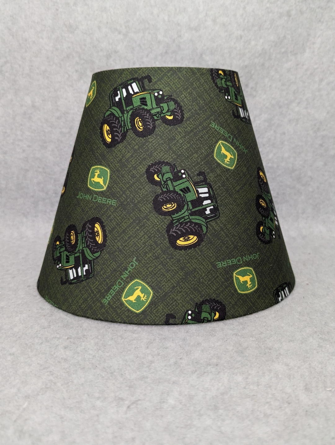 Dark Green John Deere Tractor Lamp Shade. Heavy Equipment. Shades Are 9 ...