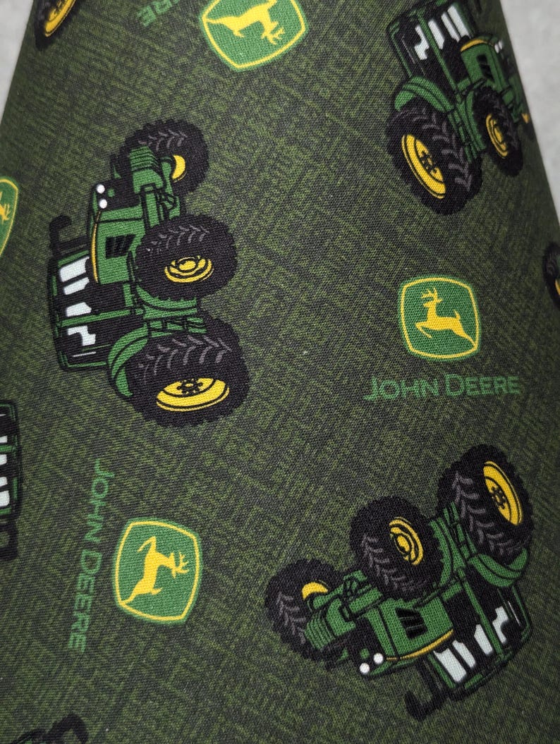 Dark Green John Deere Tractor Lamp Shade. Heavy Equipment. Shades Are 9 ...