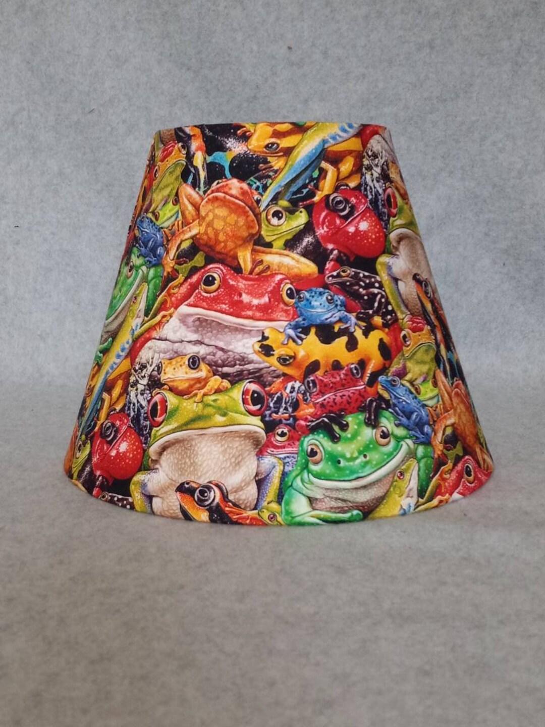 Frog Lamp Shade. Frogs. Toads. Exotic. Shades Are 9.5 X 5 X 7 Tall - Etsy
