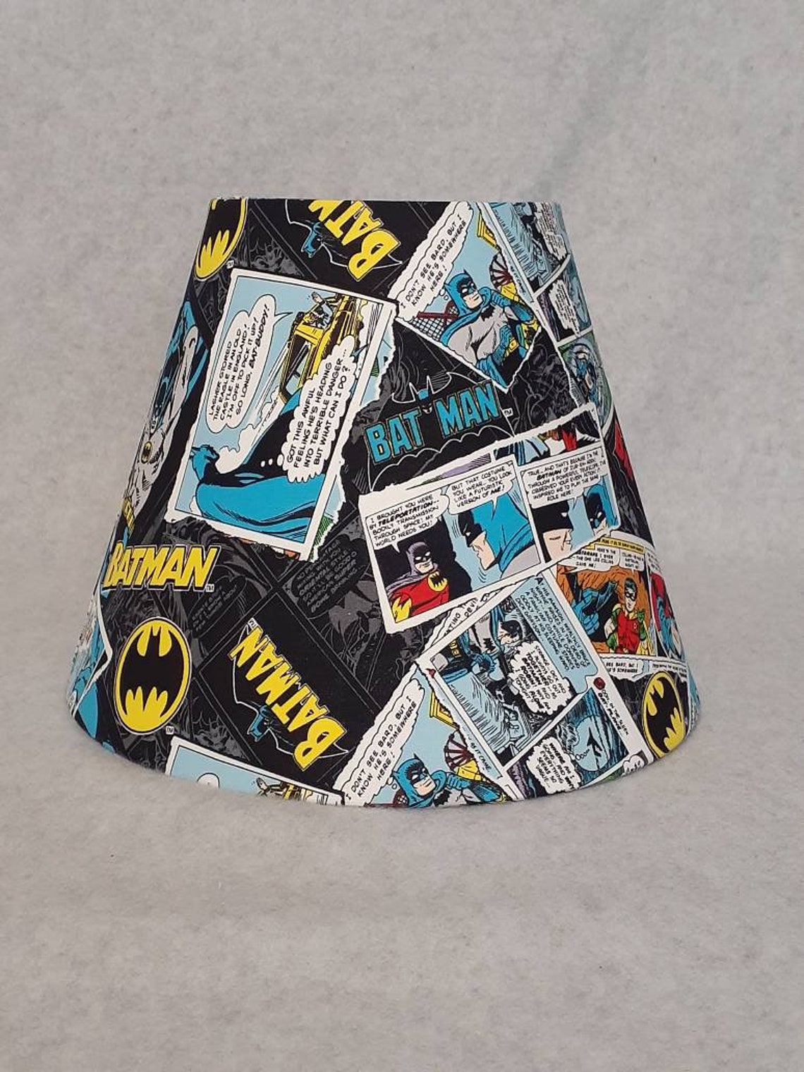 Batman Lamp Shade DC Comics. Shades Are 9.5 X 5 - Etsy
