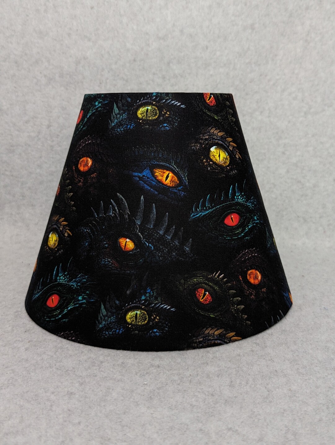 Dragon Eyes Lamp Shade. Black. Scales. Reptile. Lizard. Whimsical ...