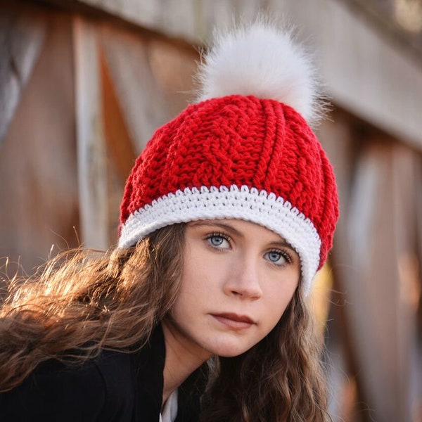Pom Pom Hat - Etsy