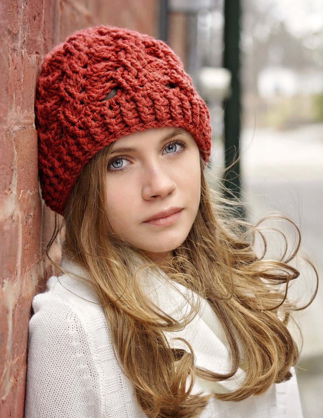 Rust Hat/rust Beanie Hat/burnt Orange Hat/winter Hat/beanie Hat (fits ...