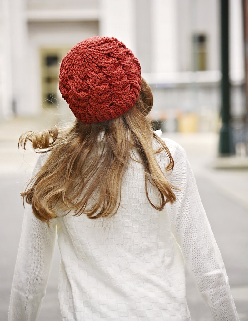 Rust Hat/rust Beanie Hat/burnt Orange Hat/winter Hat/beanie Hat (fits ...