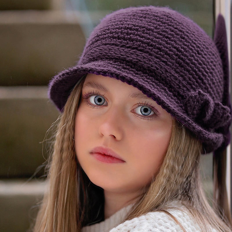 Womens Winter Hats Plum - Etsy