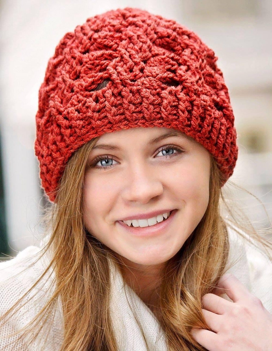 Rust Hat/Rust Beanie Hat/Burnt Orange Hat/Winter Hat/Beanie | Etsy