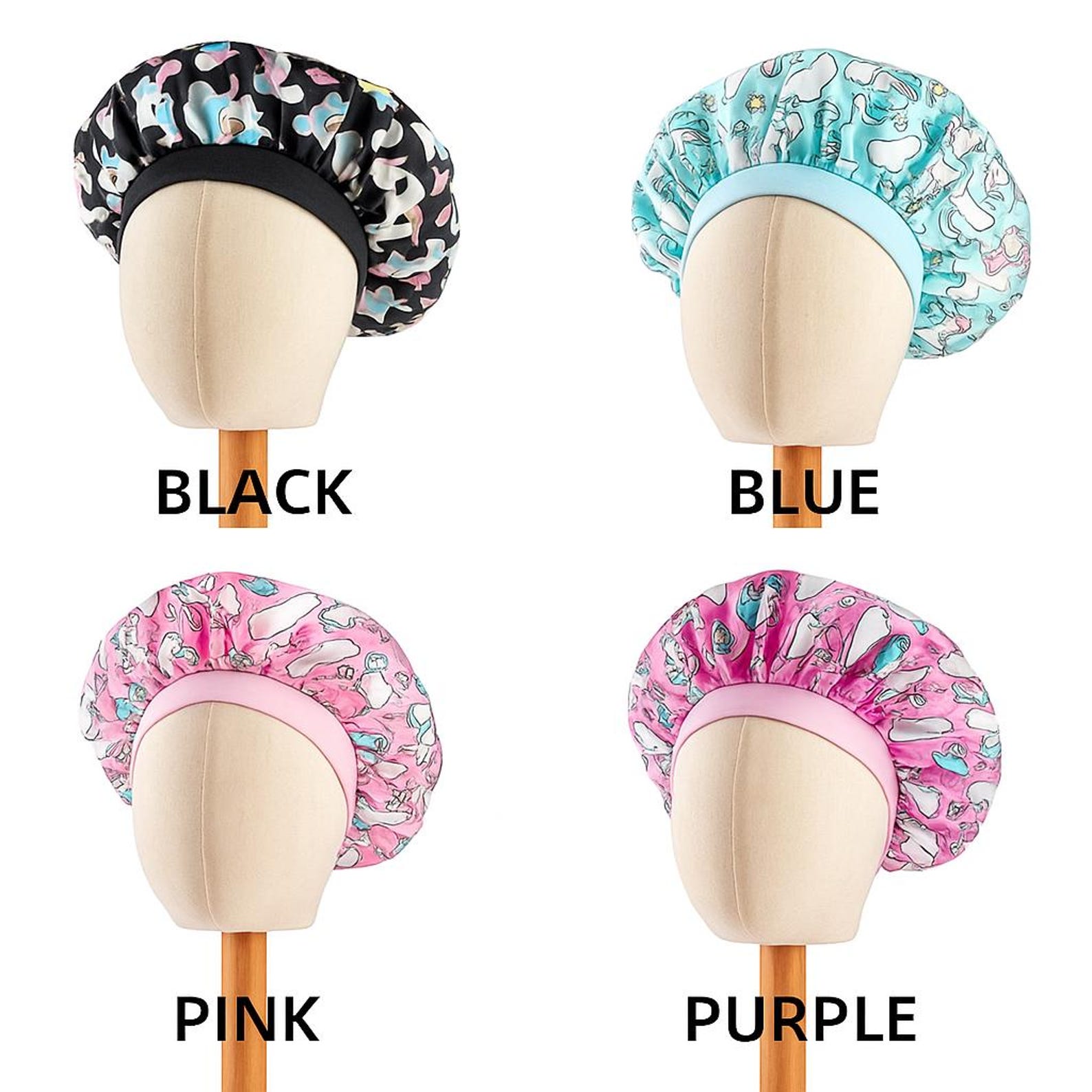 Baby Satin Sleep Bonnet for Curly Hair | Infant Toddler Night Cap ...
