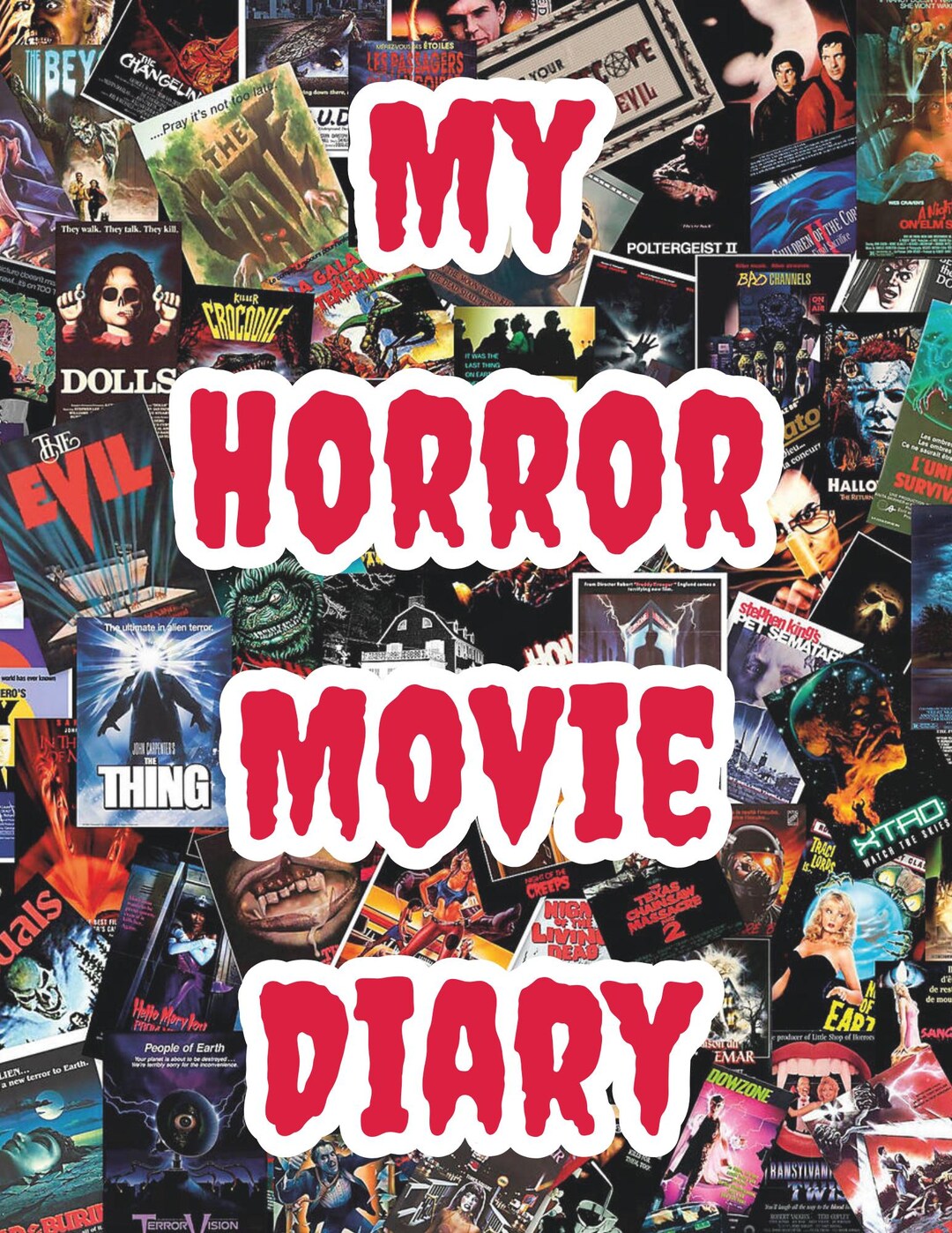 Horror Movie Diary- Horror Movie PDF | Movie Tracker Printable | Horror Film Journal | Digital ...
