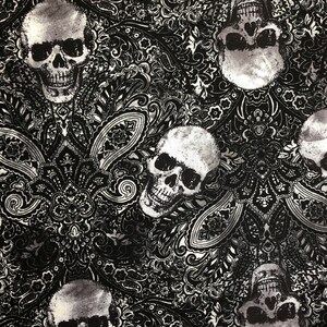 Skull Filigree Black C7887 Wicked Timeless Treasures | Etsy