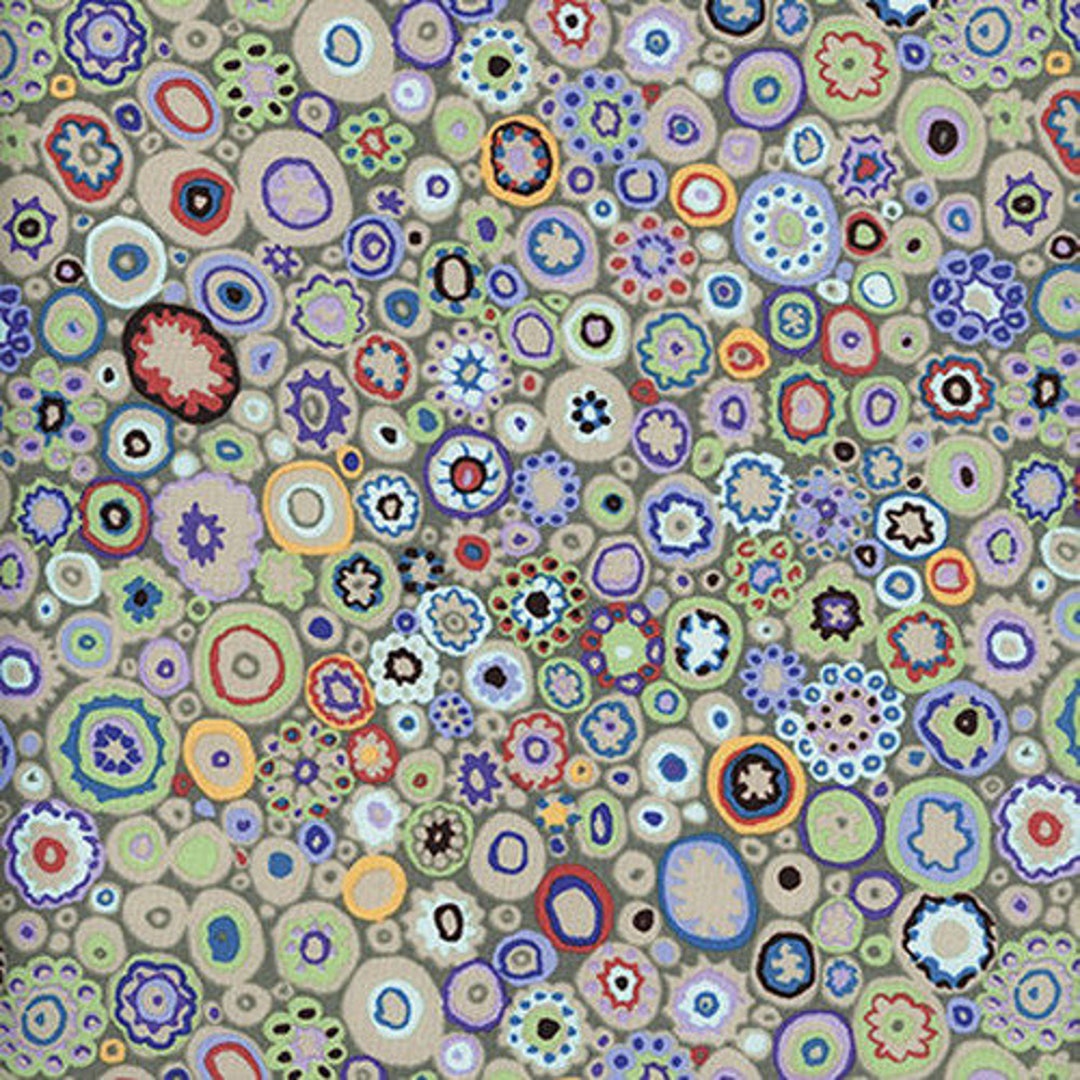 Kaffe Fassett Paperweight Fabric: Sludge Floral Cotton, Half Yard - Etsy