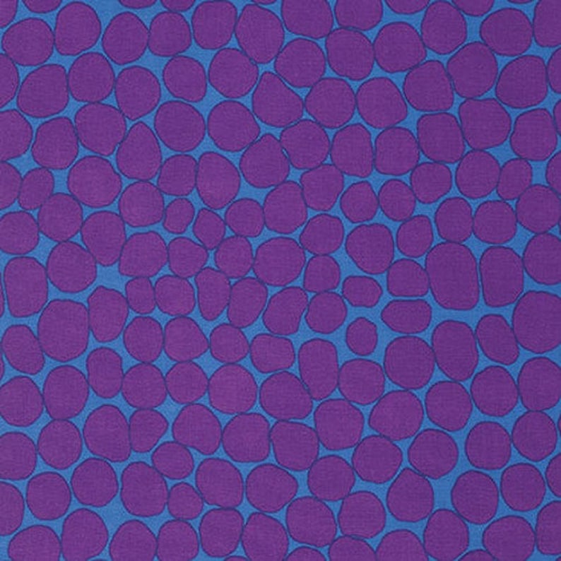 JUMBLE Purple PWBM053 Kaffe Fassett Fabric Brandon Mably | Etsy