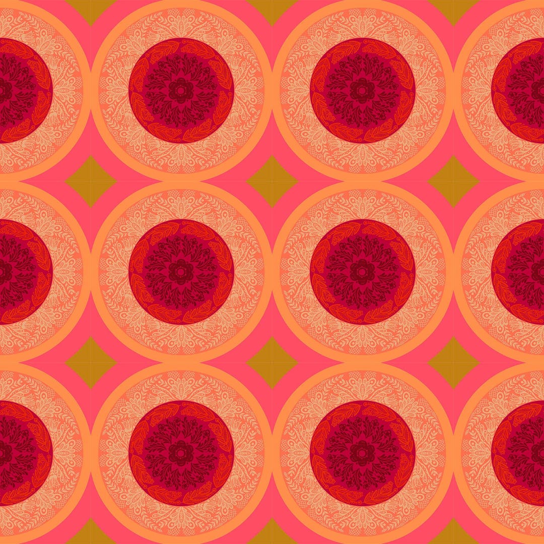 Doily - Taffy, Perennial Borders by Anna Maria Textiles: Quilting ...