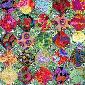 Bekah Magenta Quilt Fabric - Kaffe Fassett Bold Floral Cotton - Etsy