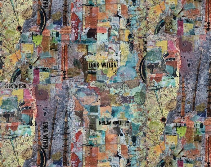 Cornucopia -seth Apter's Look Within, Free Spirit Fabrics, Quilt Fabric ...