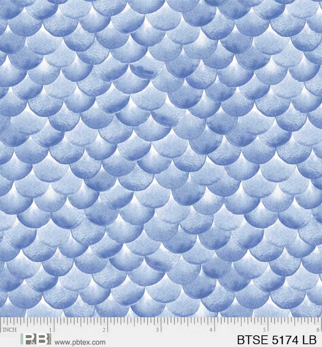 P&B Textiles, by the Sea by Maria Over, BTSE5174LB, Light Blue, Quilt ...