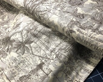 Toile Fabric by the Yard - Etsy