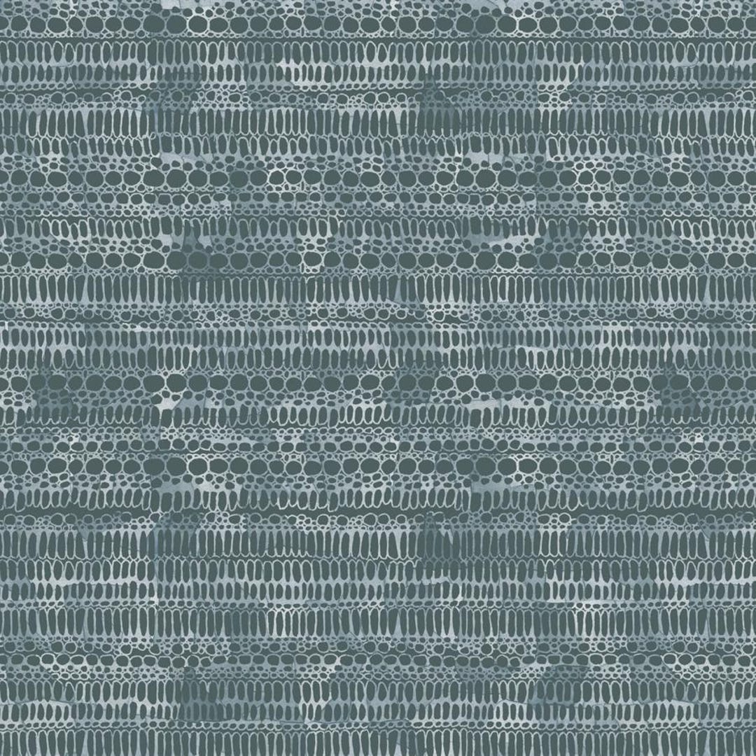 Silver Blue Pebble Quilting Cotton Fabric - Shell Rummel Brushstrokes ...