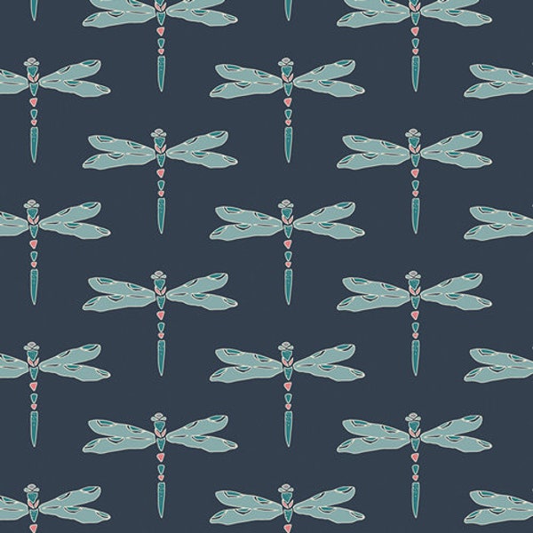 Dragonfly Fabric - Etsy