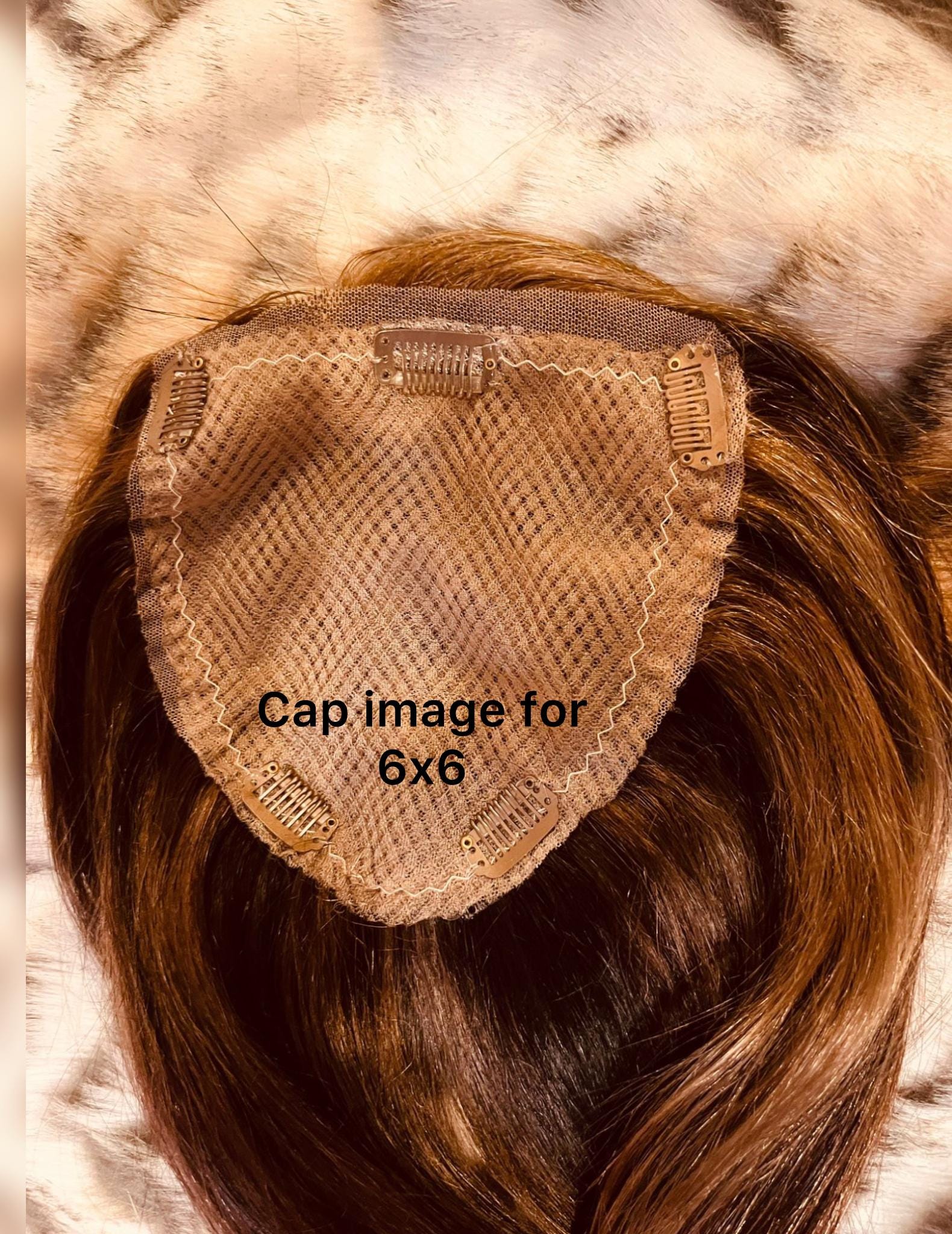 Custom Human Hair Topper: Blonde Blend, Rooted Color, Free-parting - Etsy