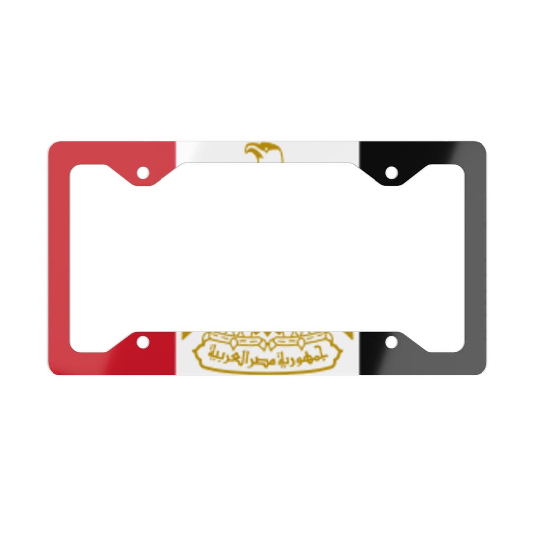 Egyptian Flag License Plate Frame, Expatriate Car Accessory - Etsy