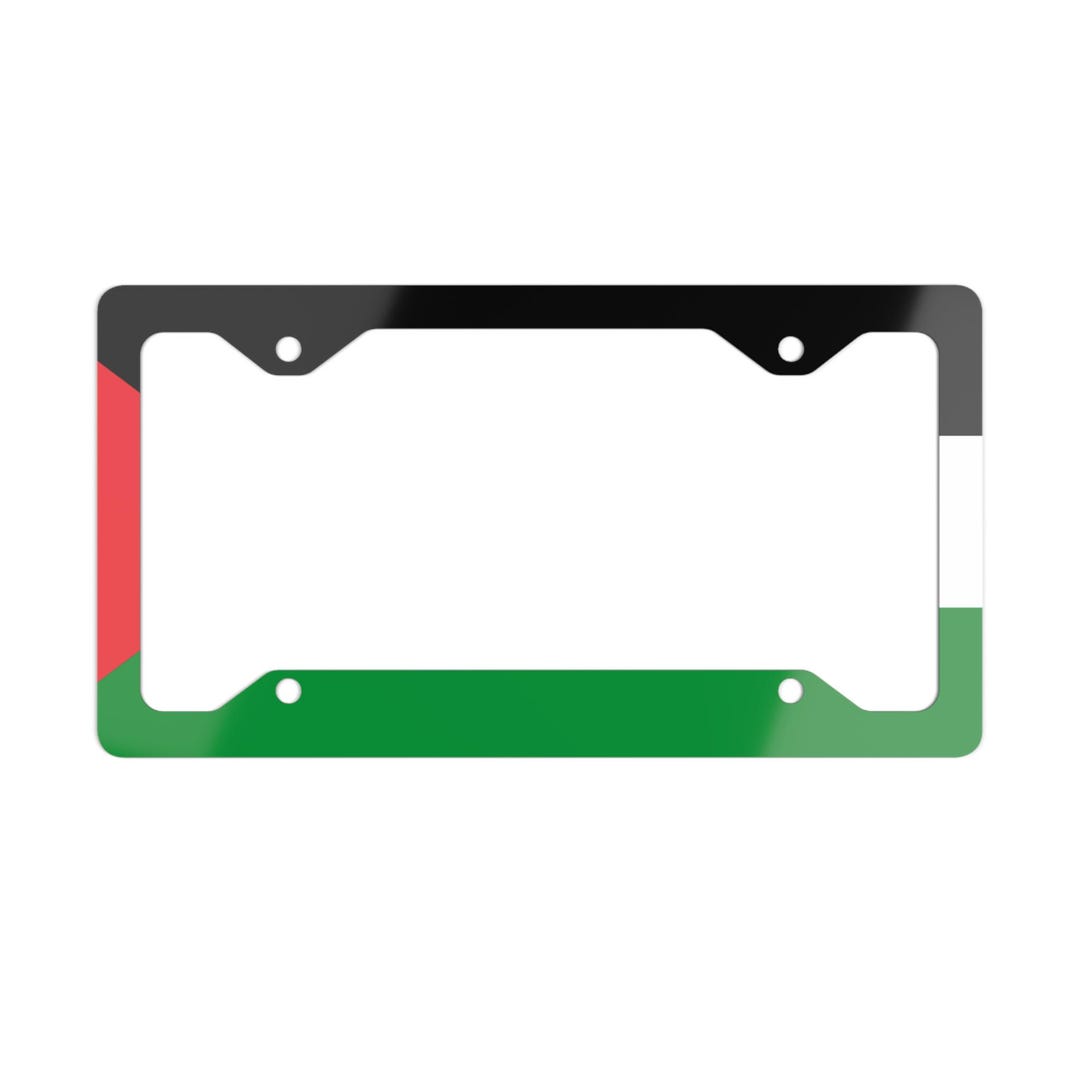 Palestinian Flag License Plate Frame – Aluminum Car Accessories - Etsy