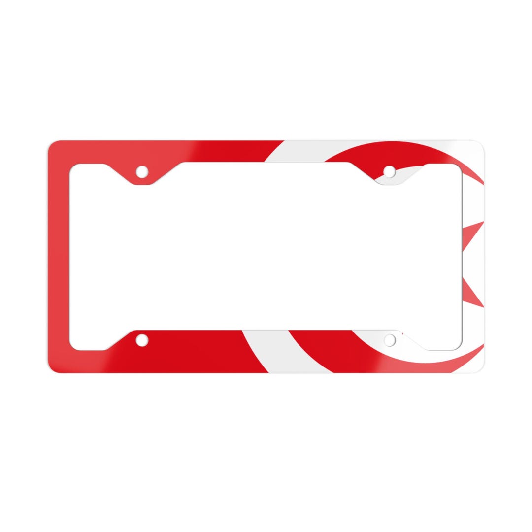 Tunisian Flag License Plate Frame, Tunisian Pride Gift - Etsy