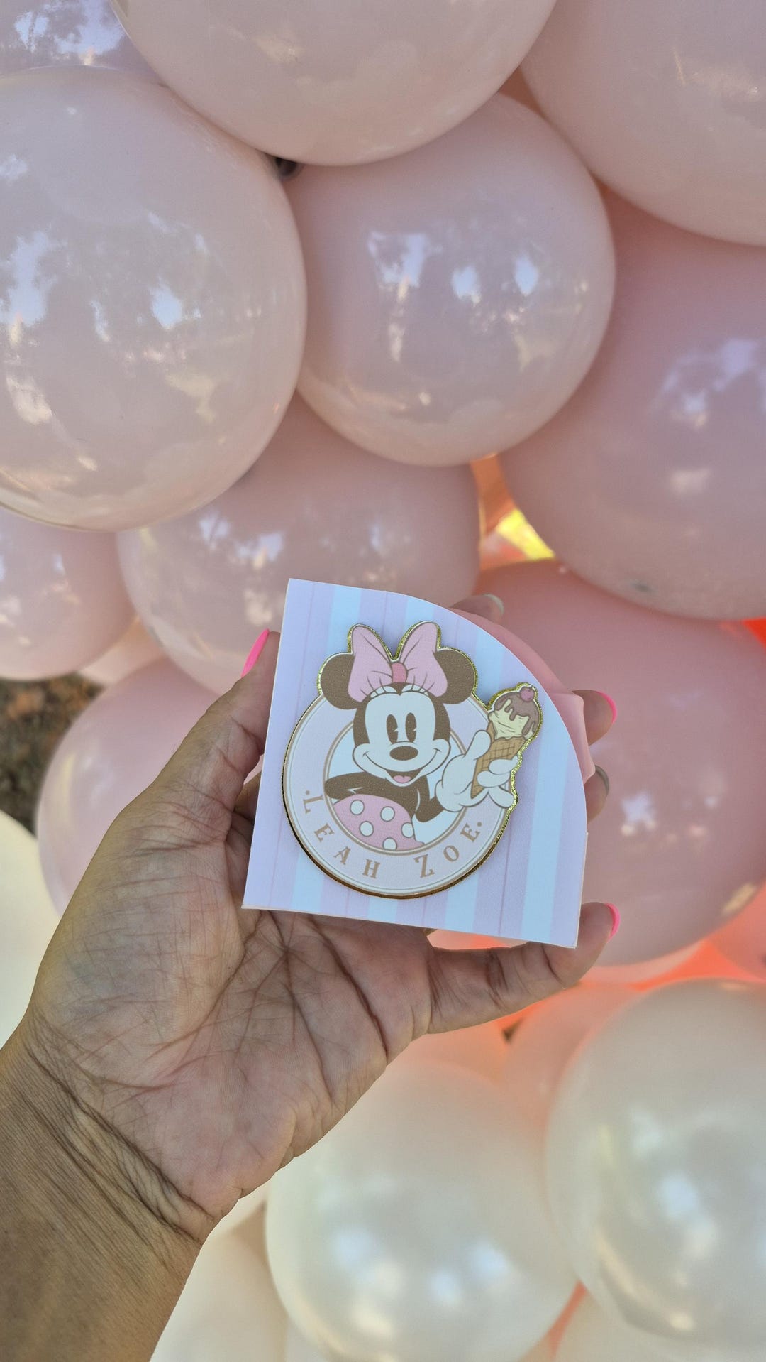 Minnie Mouse Ice Cream Hubba Bubba Favor Box, Gum Party Treat, Ice ...