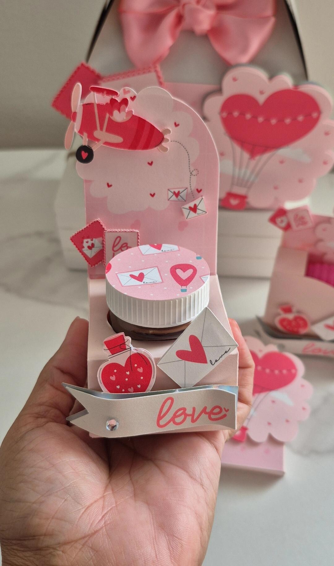 Personalized Valentine's Day Mini Nutella Box Party Favors - Etsy