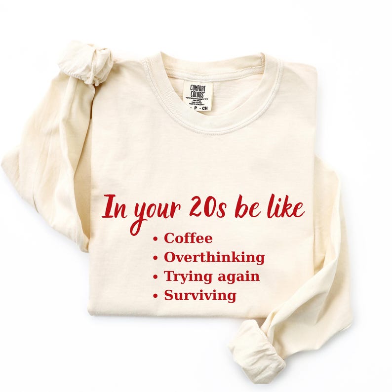 In Your 20s Be Like Shirt, Retro Comic Panel Tee, Funny 20s Life Tshirt ...