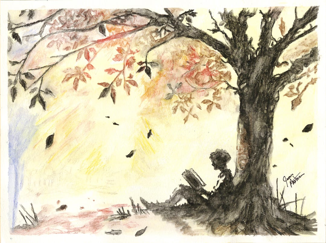 Under the Tree of Knowing (watercolor Print) - Etsy