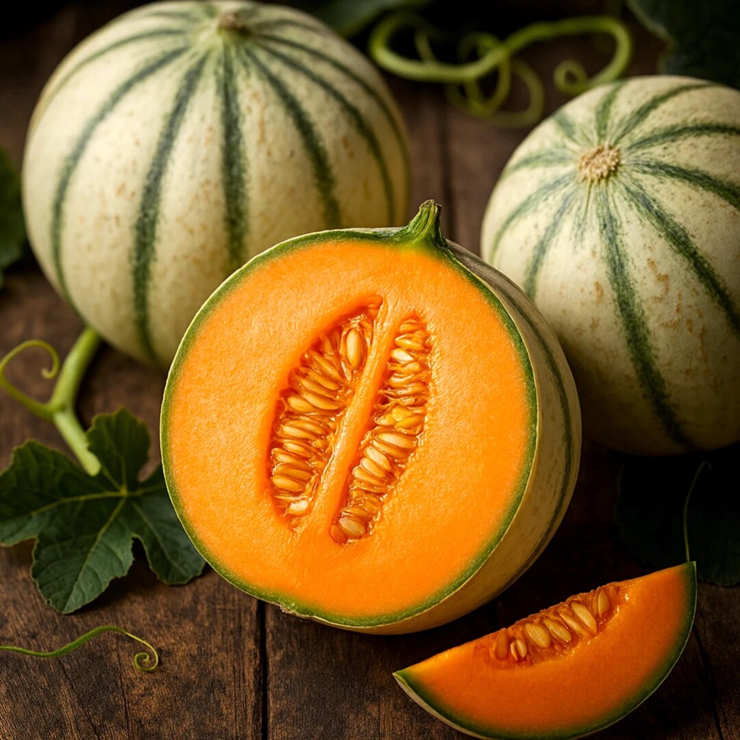 50+ Charentais Melon Seeds | Rare Sweet Heirloom Cantaloupe | Non-gmo ...