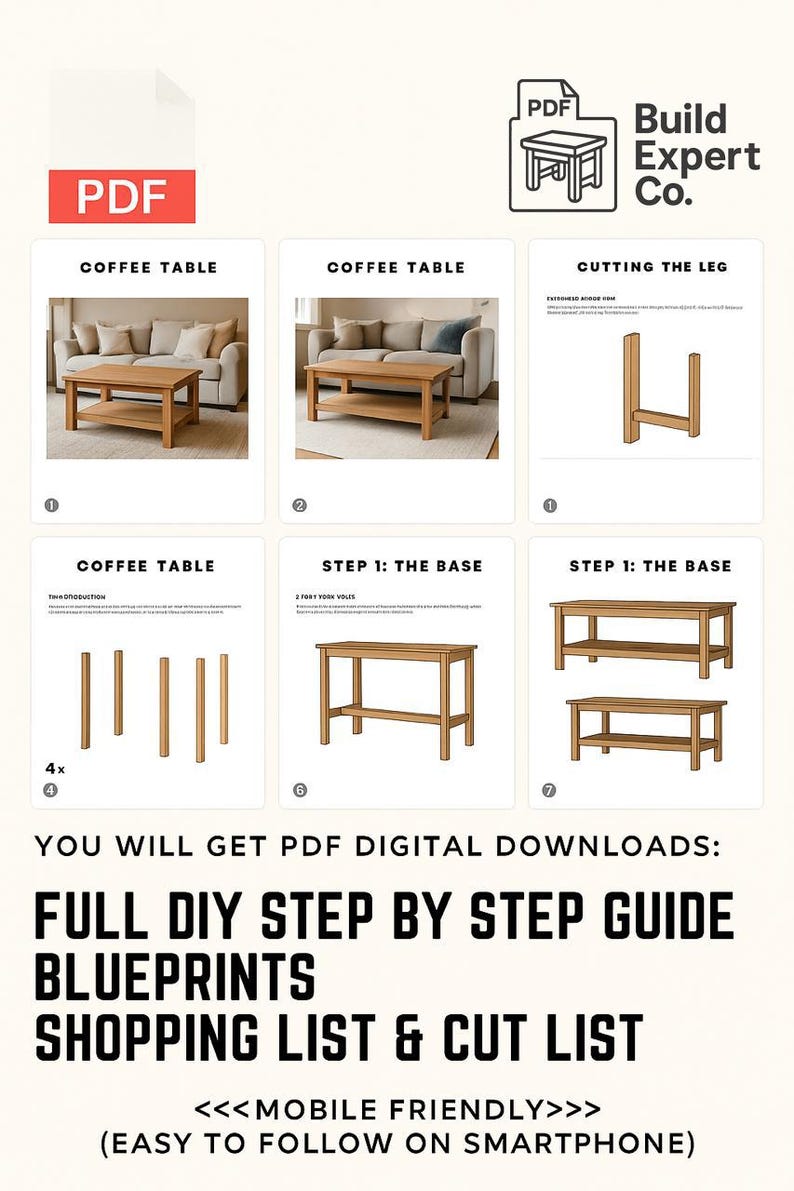 Rolling Kitchen Cart Plan: DIY Bar Cart, Utility Shelves (PDF Download ...