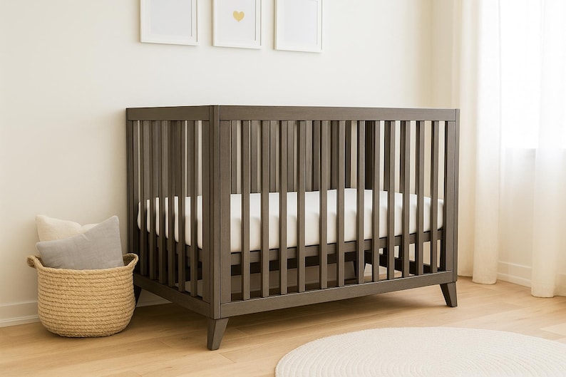 DIY Baby Crib Plan: Modern Nursery Furniture Build (PDF Download ...