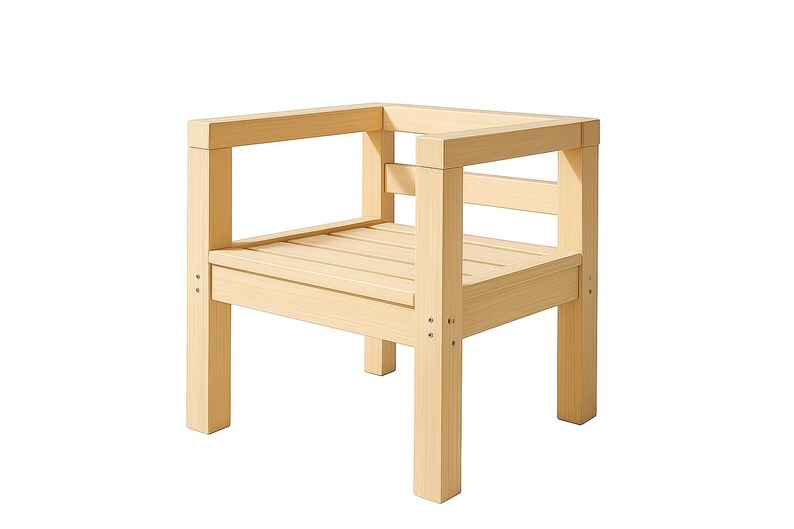 DIY 2x4 Outdoor Chair Build Plan: Patio & Deck Furniture (PDF Download ...