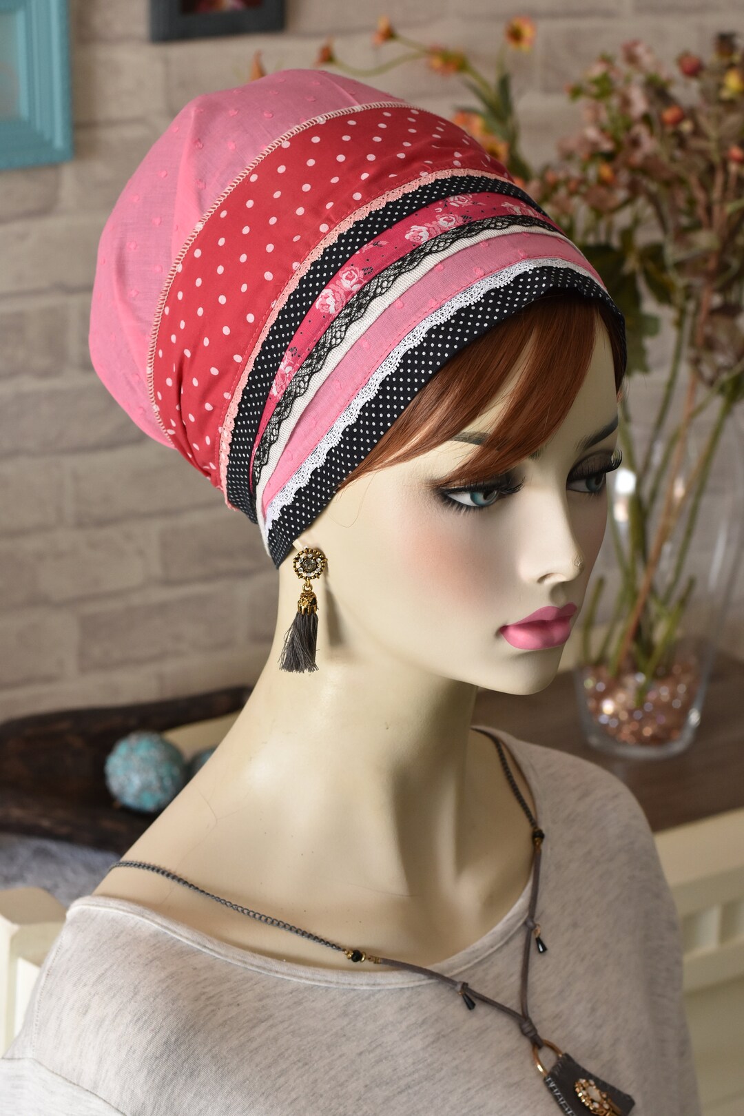 NEW Jewish Head Wrap, Lace Cover, Jewish Headcovering, Tichel, Head ...