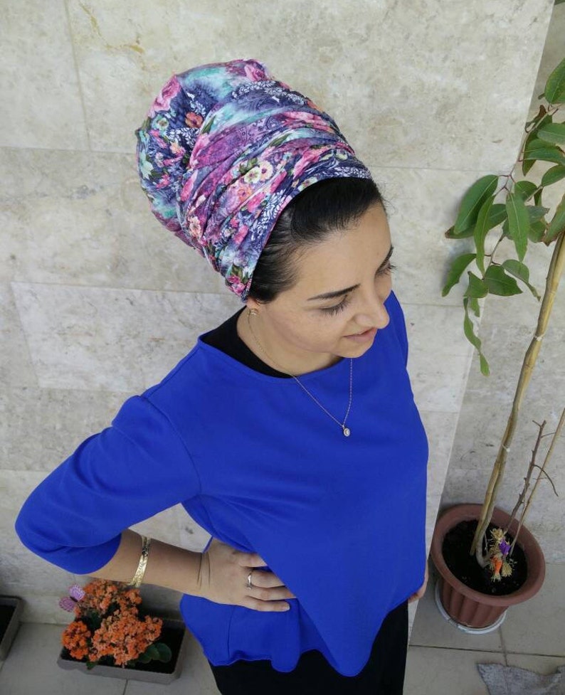 Bufanda floral en la cabeza bufanda de la cabeza de quimio | Etsy